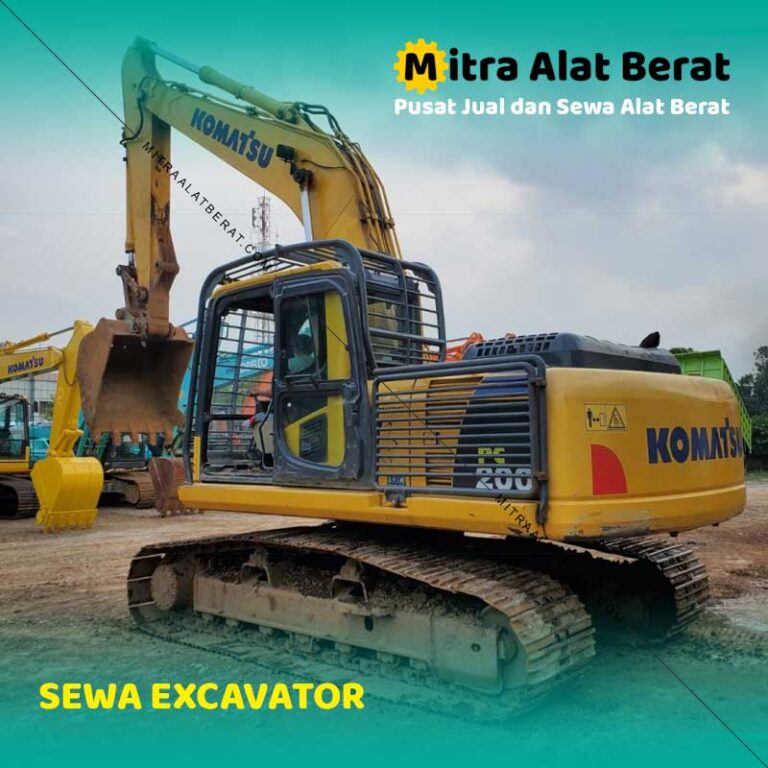 Harga Sewa Excavator PC200 - Mitra Alat Berat